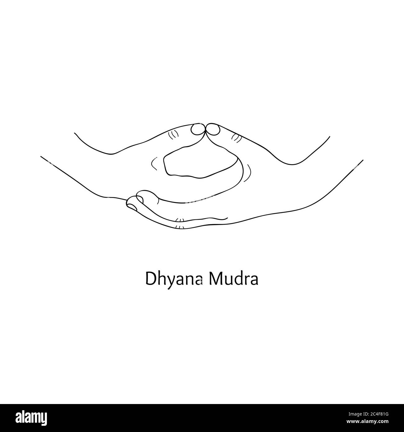 Dhyana vector vectors hi-res stock photography and images - Alamy