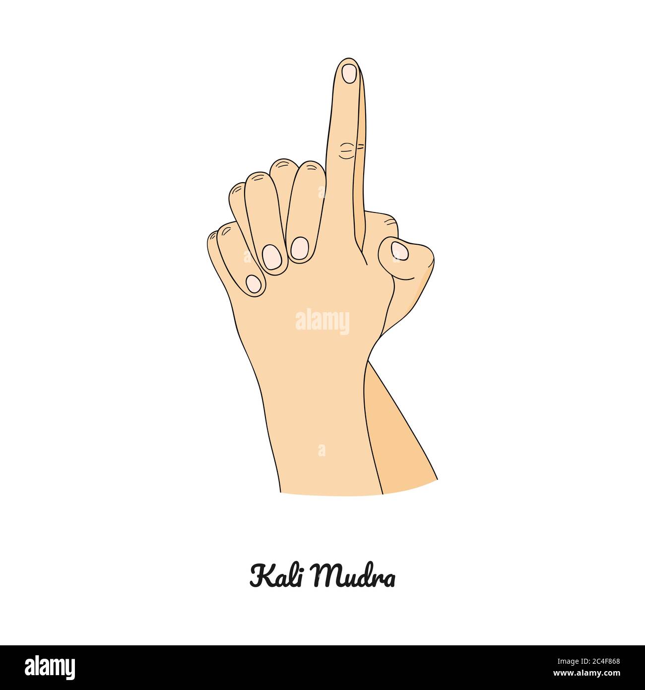 Kali Mudra. Vector Stock Vector Image & Art - Alamy Kali Mudra. Vector Stock Vector Image & Art - Alamy