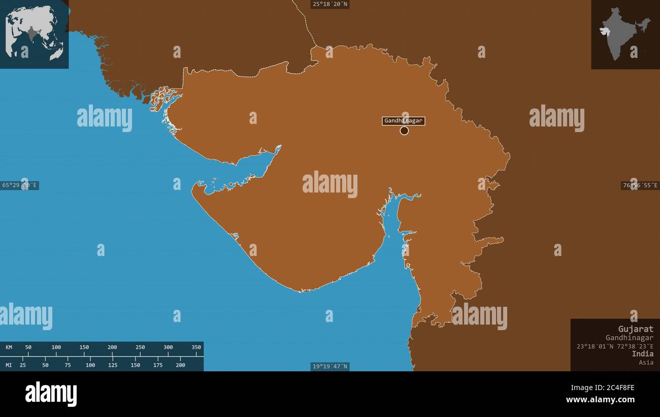 Gujarat map pattern hi-res stock photography and images - Alamy