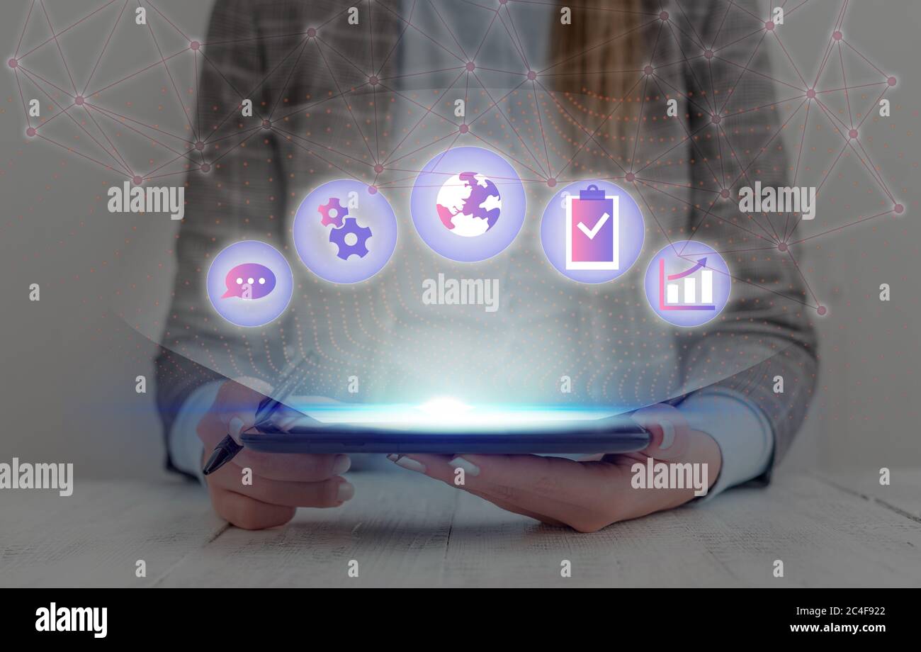 Information Digital Technology Network Connection Infographic Elements ...