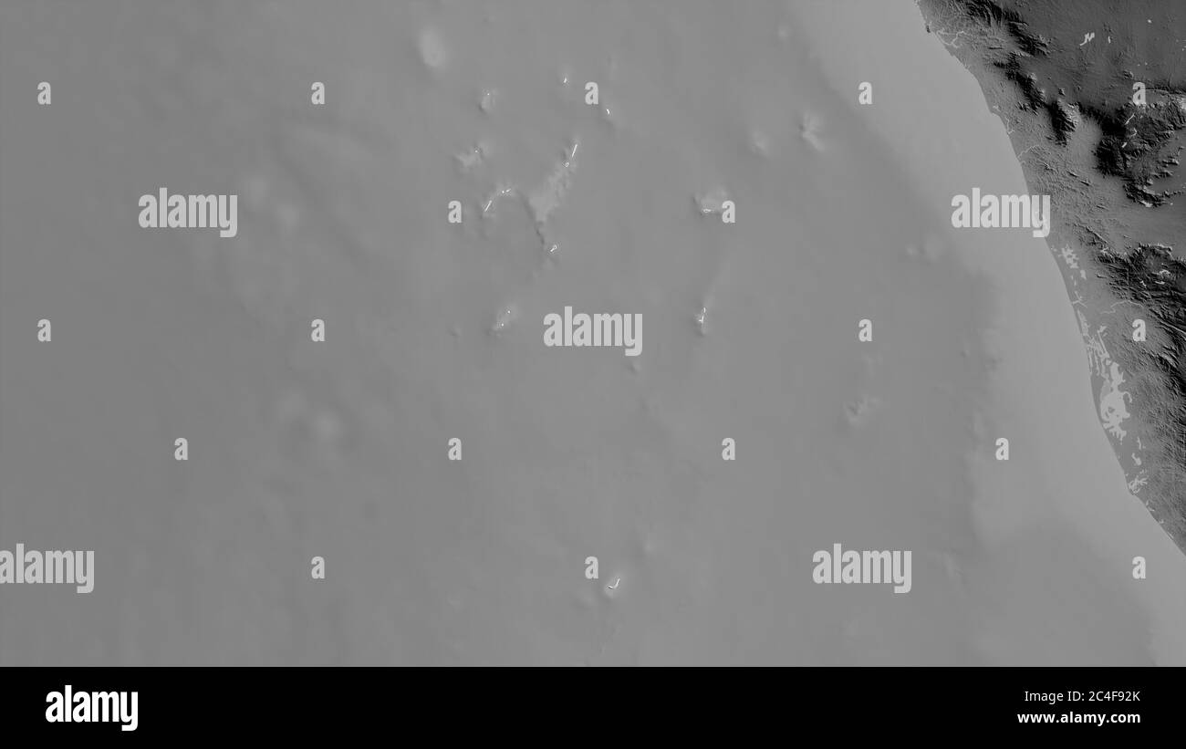 Lakshadweep outline map hi-res stock photography and images - Alamy