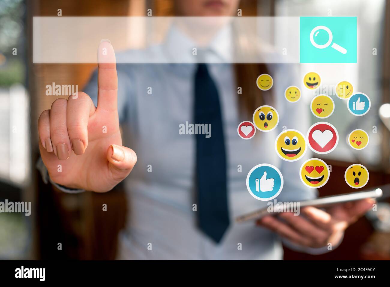 Social Media Digital Network Concepts Design Element Icons Illustration ...