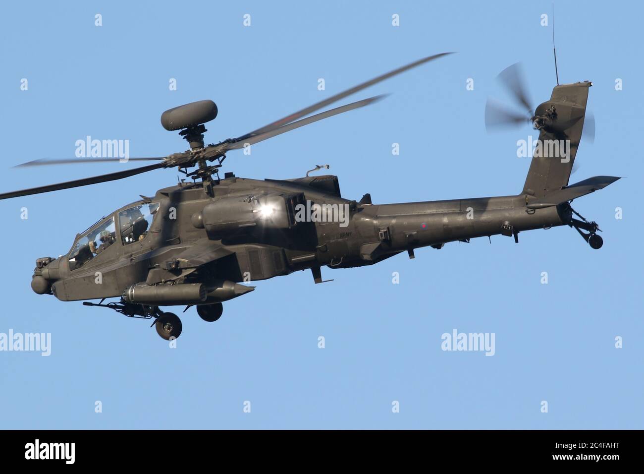 AAC Apache overshooting Wattisham airfield in Suffolk Stock Photo - Alamy