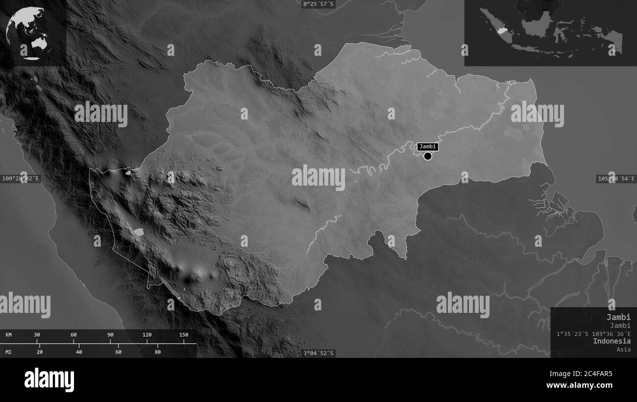 Map of jambi hi-res stock photography and images - Alamy