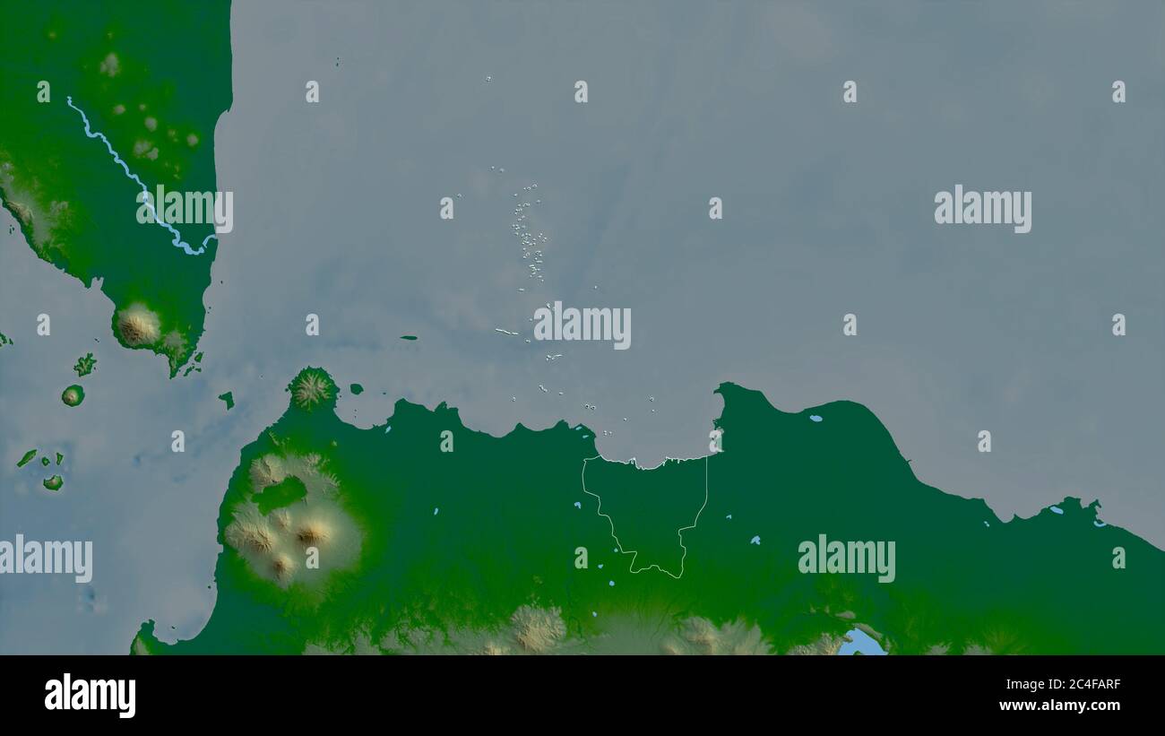 Jakarta raya outline map hi-res stock photography and images - Alamy