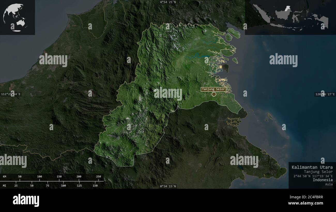 Satellite view kalimantan hi-res stock photography and images - Alamy