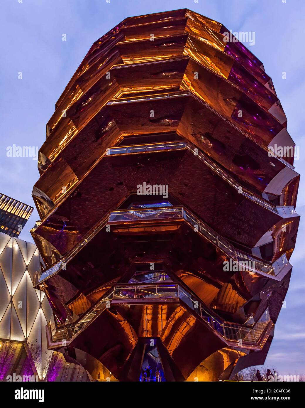 The Vessel, structure and visitor attraction, part of the Hudson Yards ...