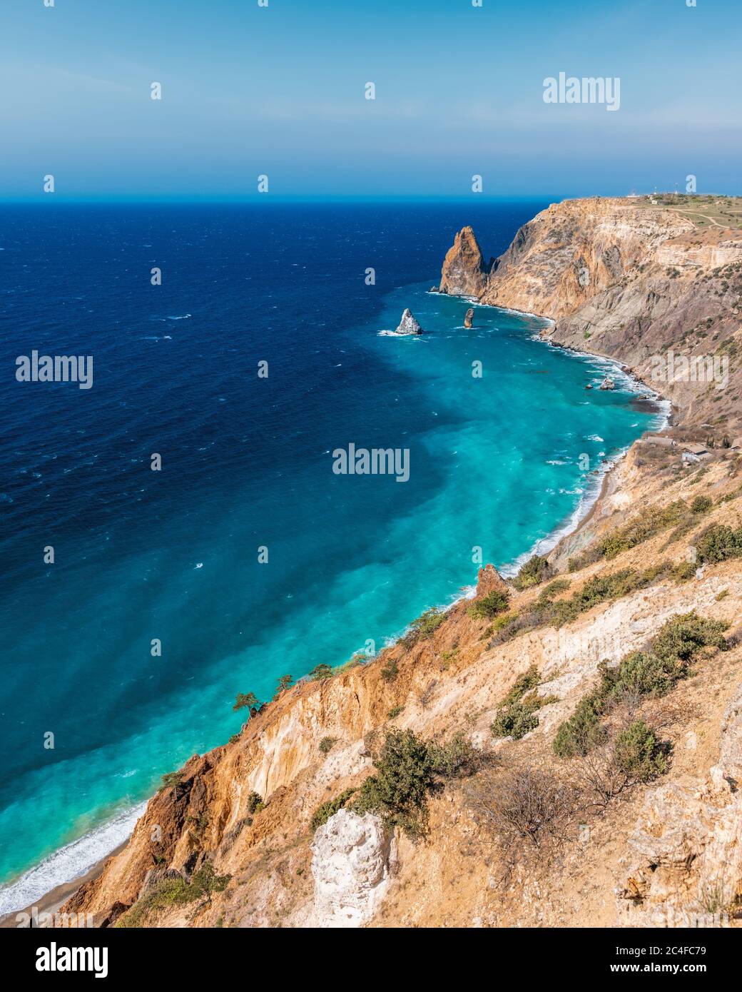 Sea Aerial view, Top view,amazing nature background.The color of the ...