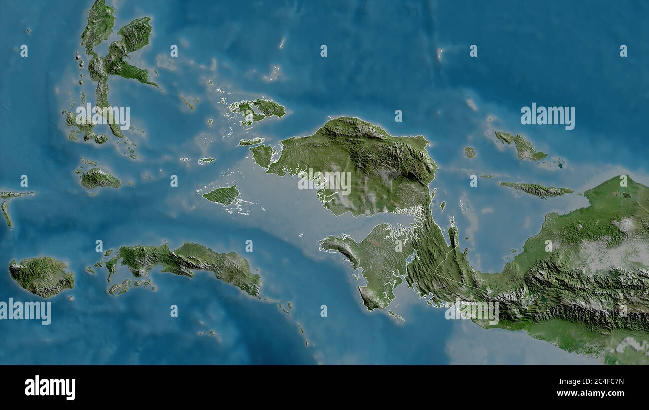 Map of irian jaya hi-res stock photography and images - Alamy