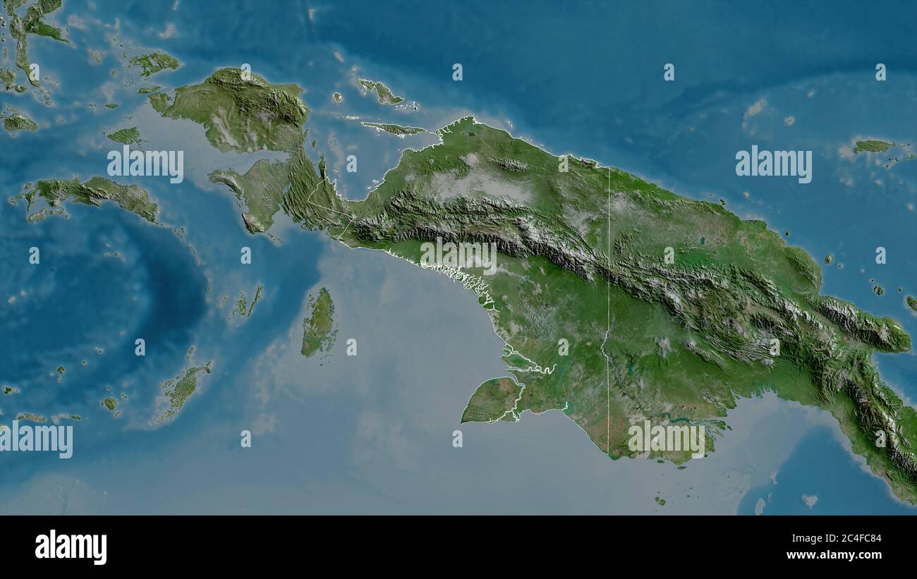 Indonesia papua new guinea border hi-res stock photography and images ...