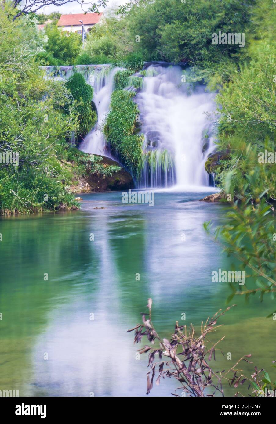 Waterfall roski slap in national hi-res stock photography and images ...