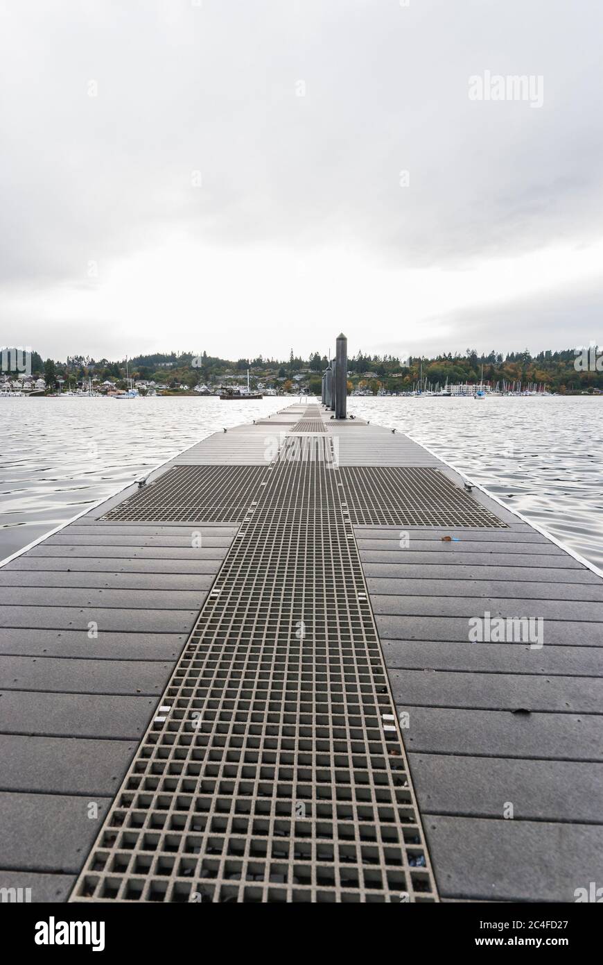 A floating dock in Gig Harbor, Washington Stock Photo - Alamy