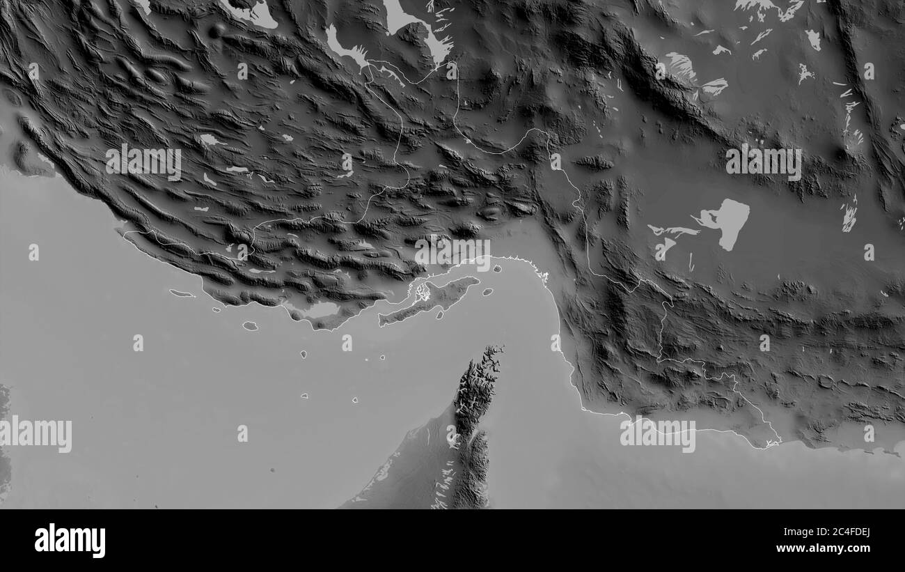 Map of hormozgan hi-res stock photography and images - Alamy