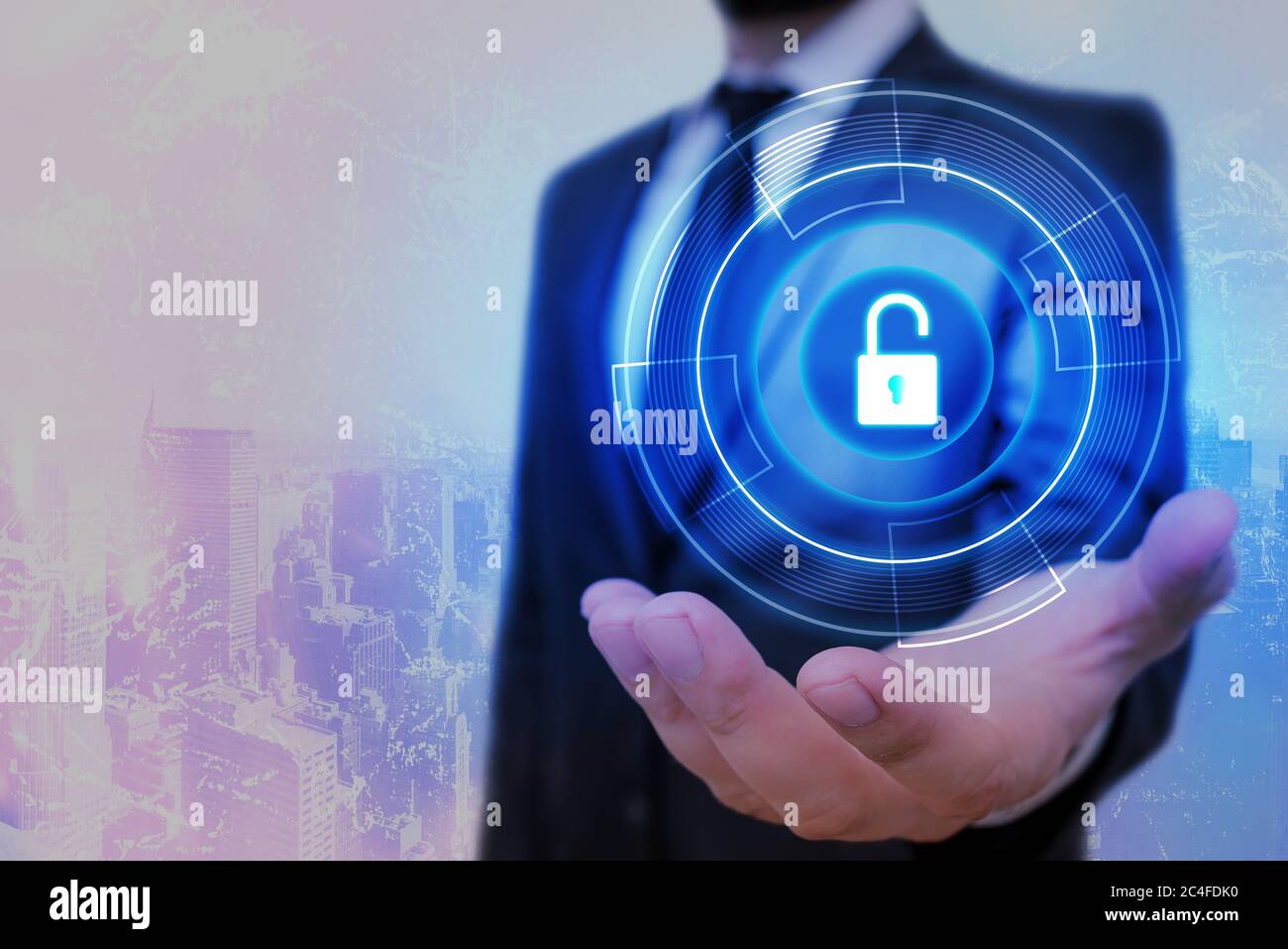 Graphics Padlock For Web Data Information Security Application System ...