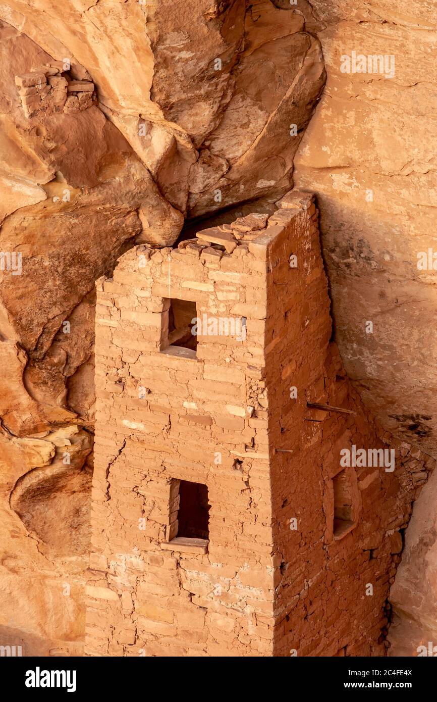 Square Tower House, Mesa Verde National Park, Colorado USA Stock Photo ...
