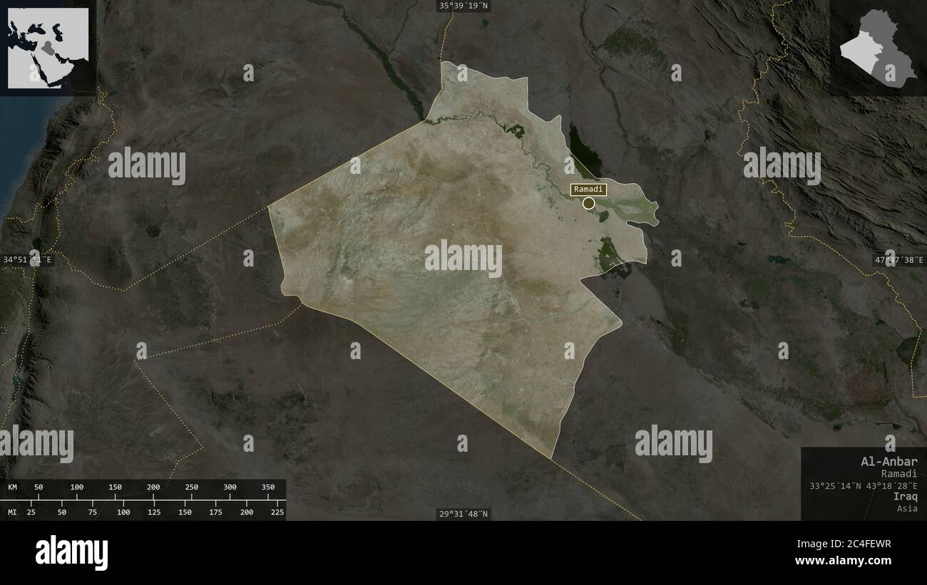 Al anbar province map hi-res stock photography and images - Alamy