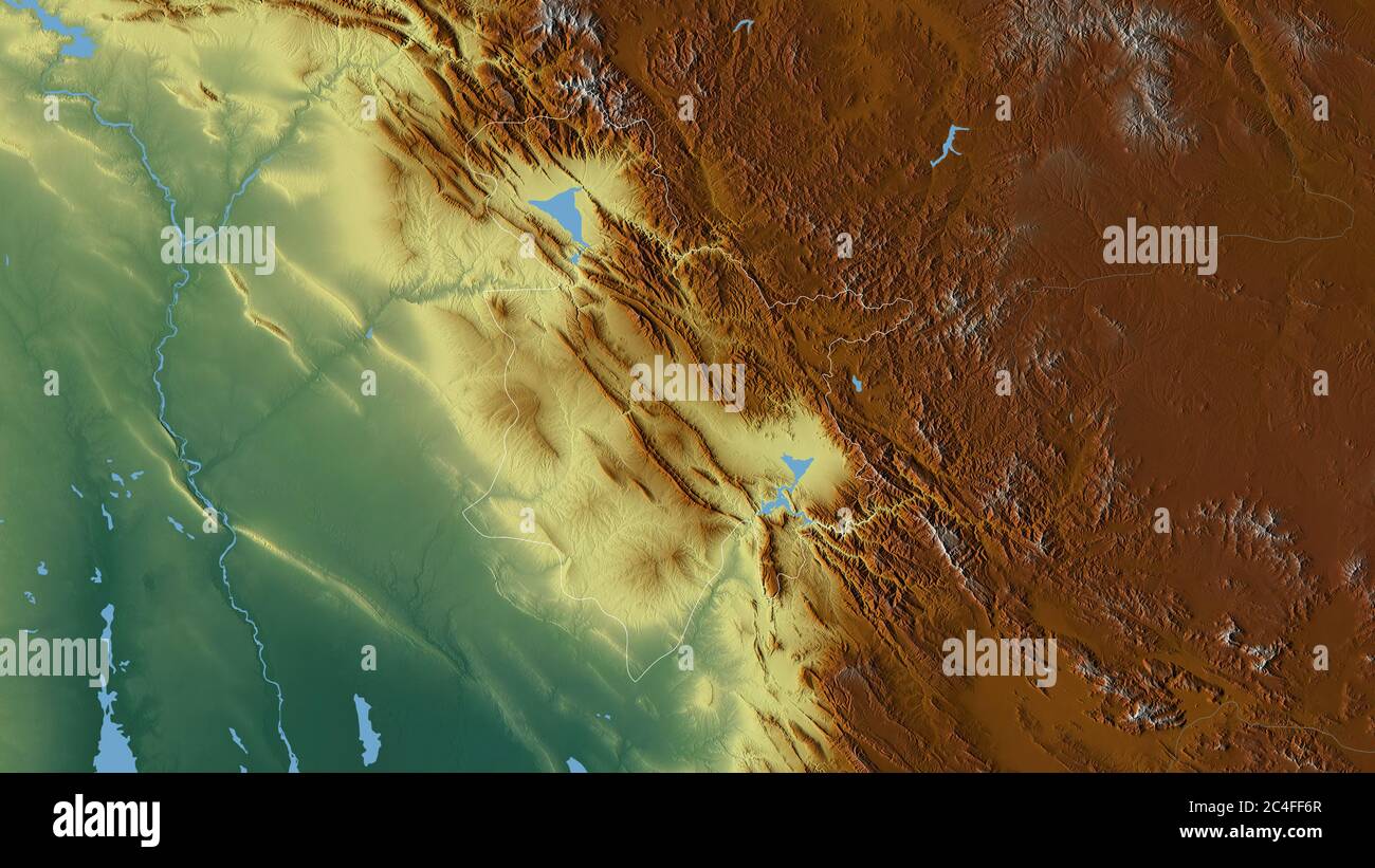 Sulaymaniyah map hi-res stock photography and images - Alamy