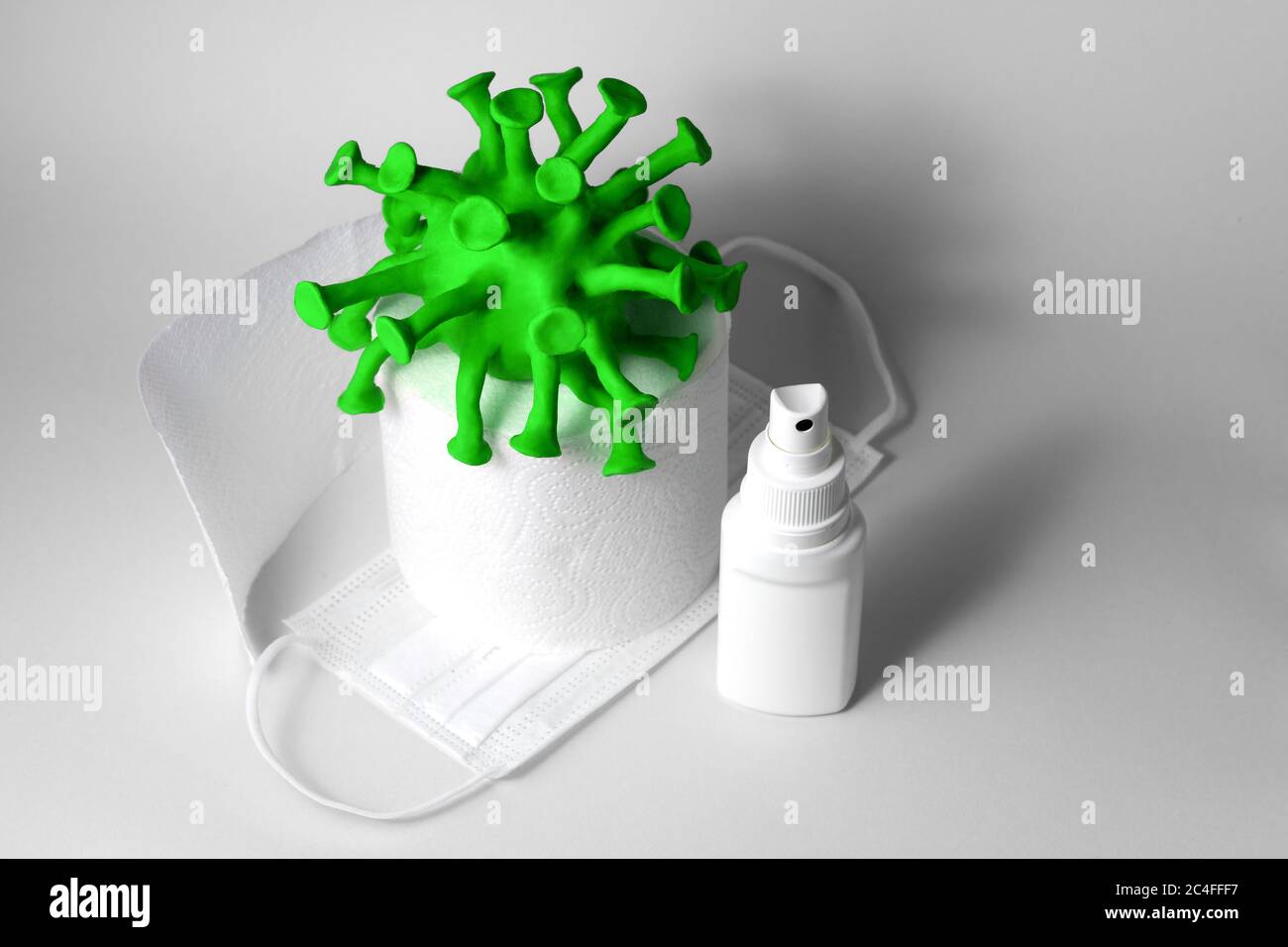 Scarce goods in an epidemic of coronavirus in the world: toilet paper ...