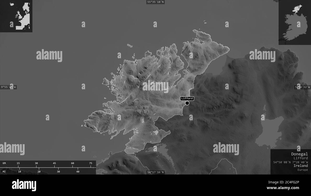 County donegal border Black and White Stock Photos & Images - Alamy