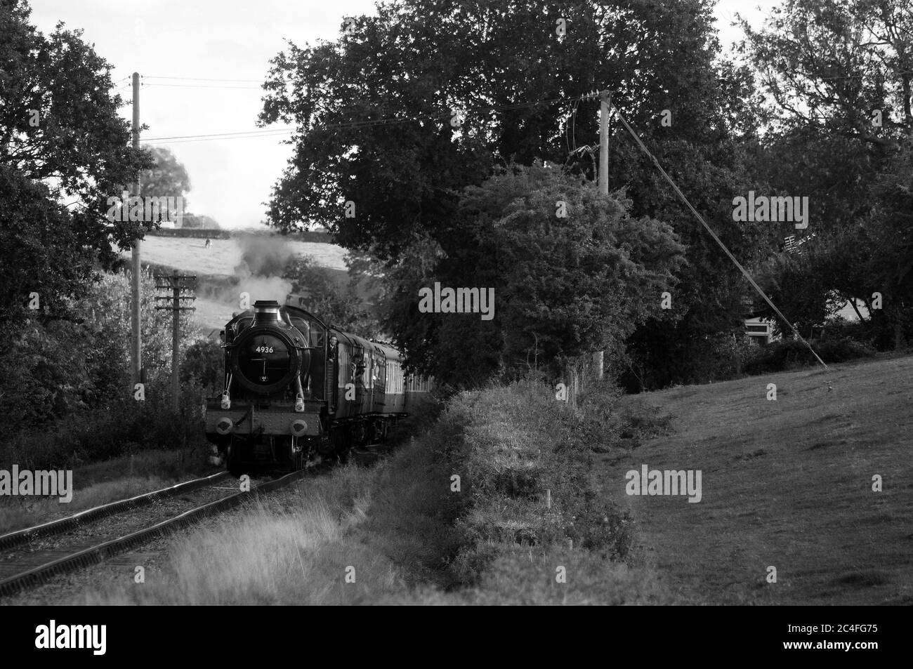 "Kinlet Hall" at Waterworks Crossing Stock Photo - Alamy