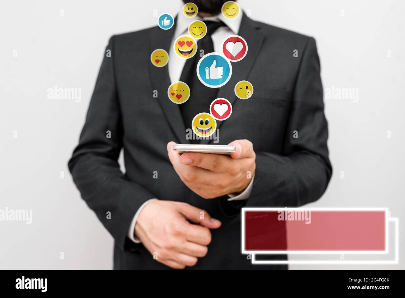 Social Media Digital Network Concepts Design Element Icons Illustration ...