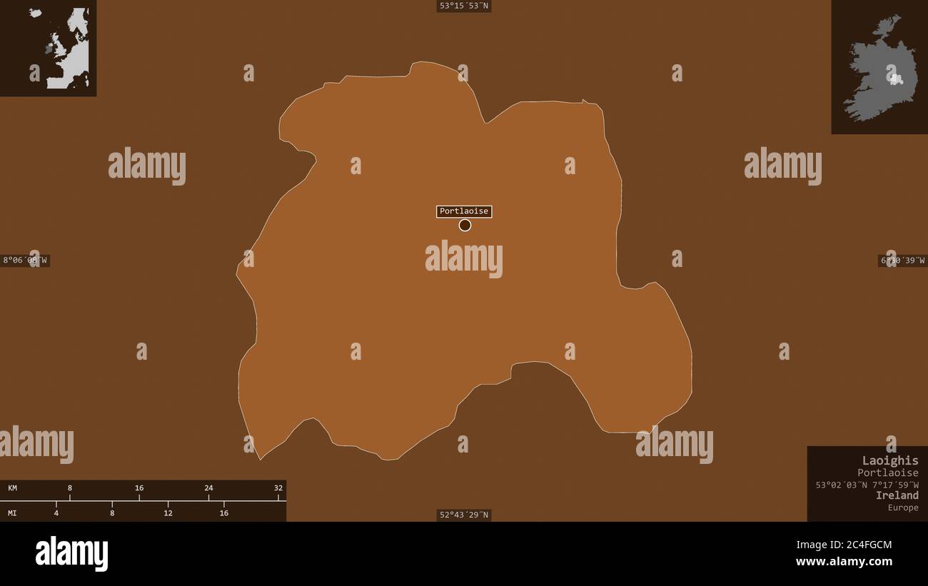 Map of portlaoise hi-res stock photography and images - Alamy