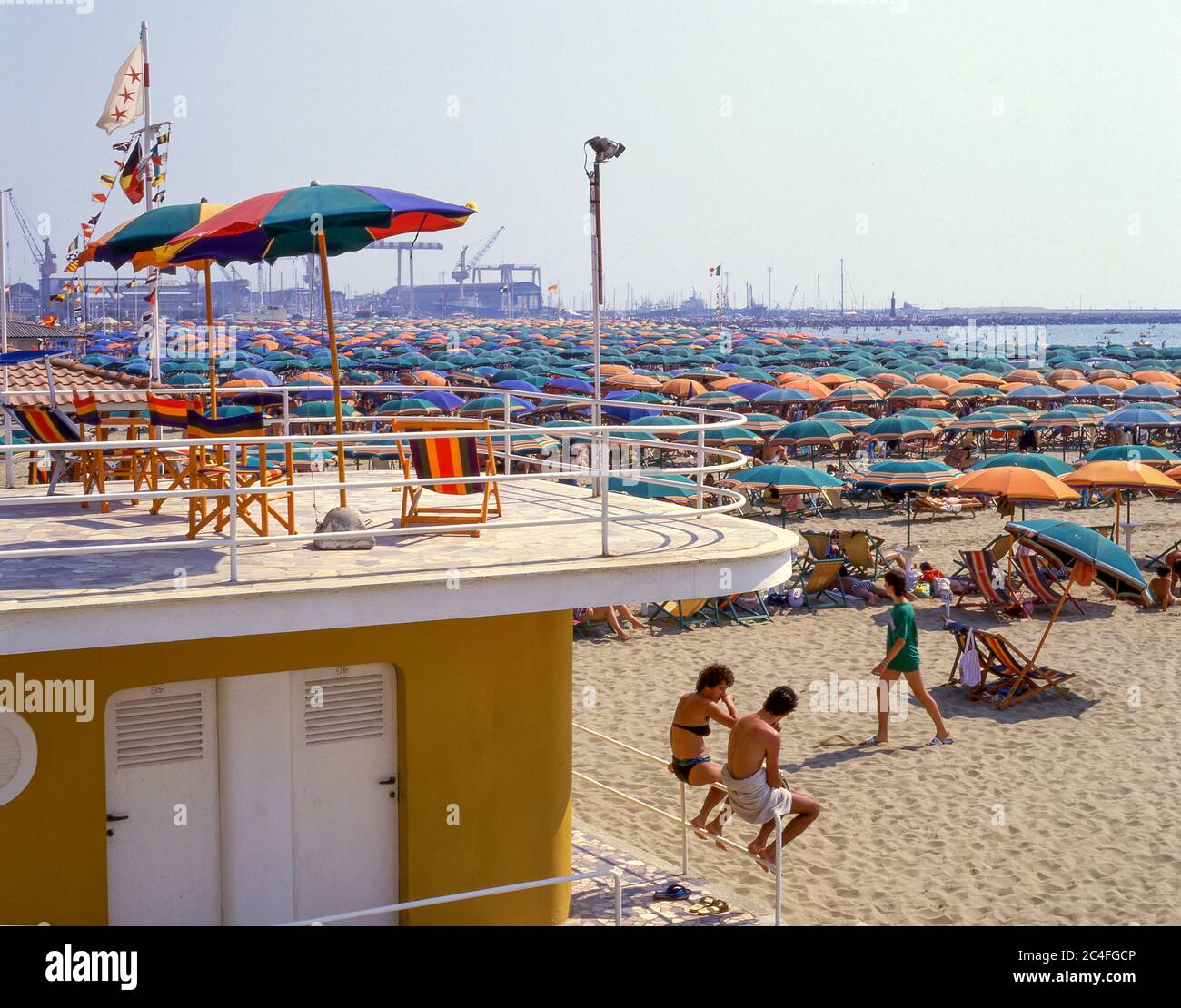 Viareggio italy beach hi-res stock photography and images - Alamy