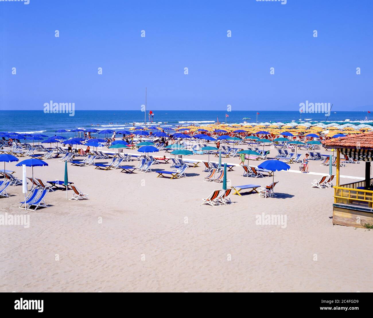 Viareggio italy beach hi-res stock photography and images - Alamy