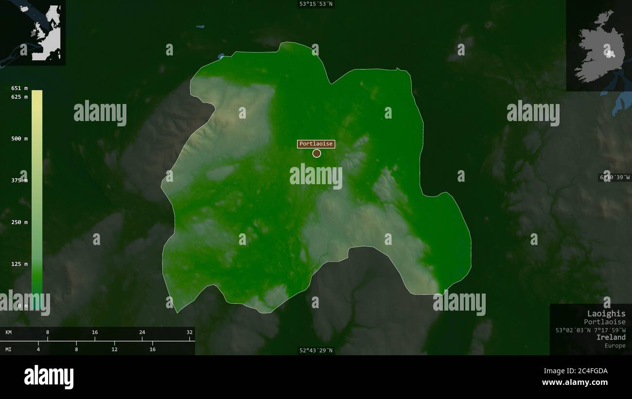 Map of portlaoise hi-res stock photography and images - Alamy