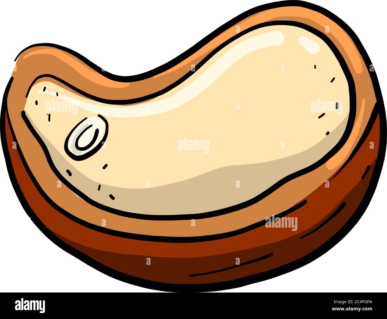 Beef meat, illustration, vector on white background Stock Vector Image ...