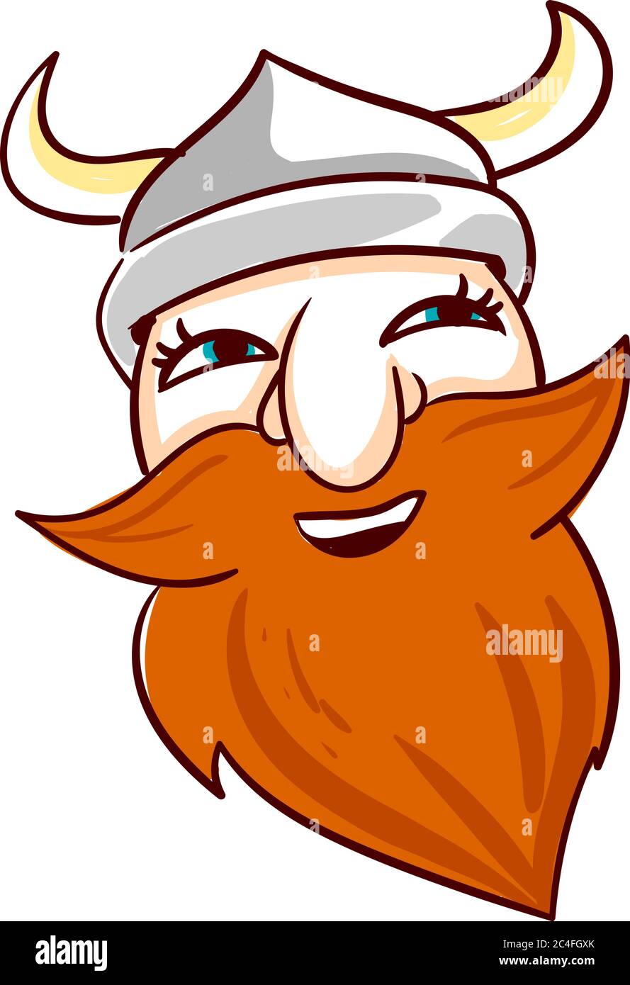 Funny cartoon viking hi-res stock photography and images - Alamy