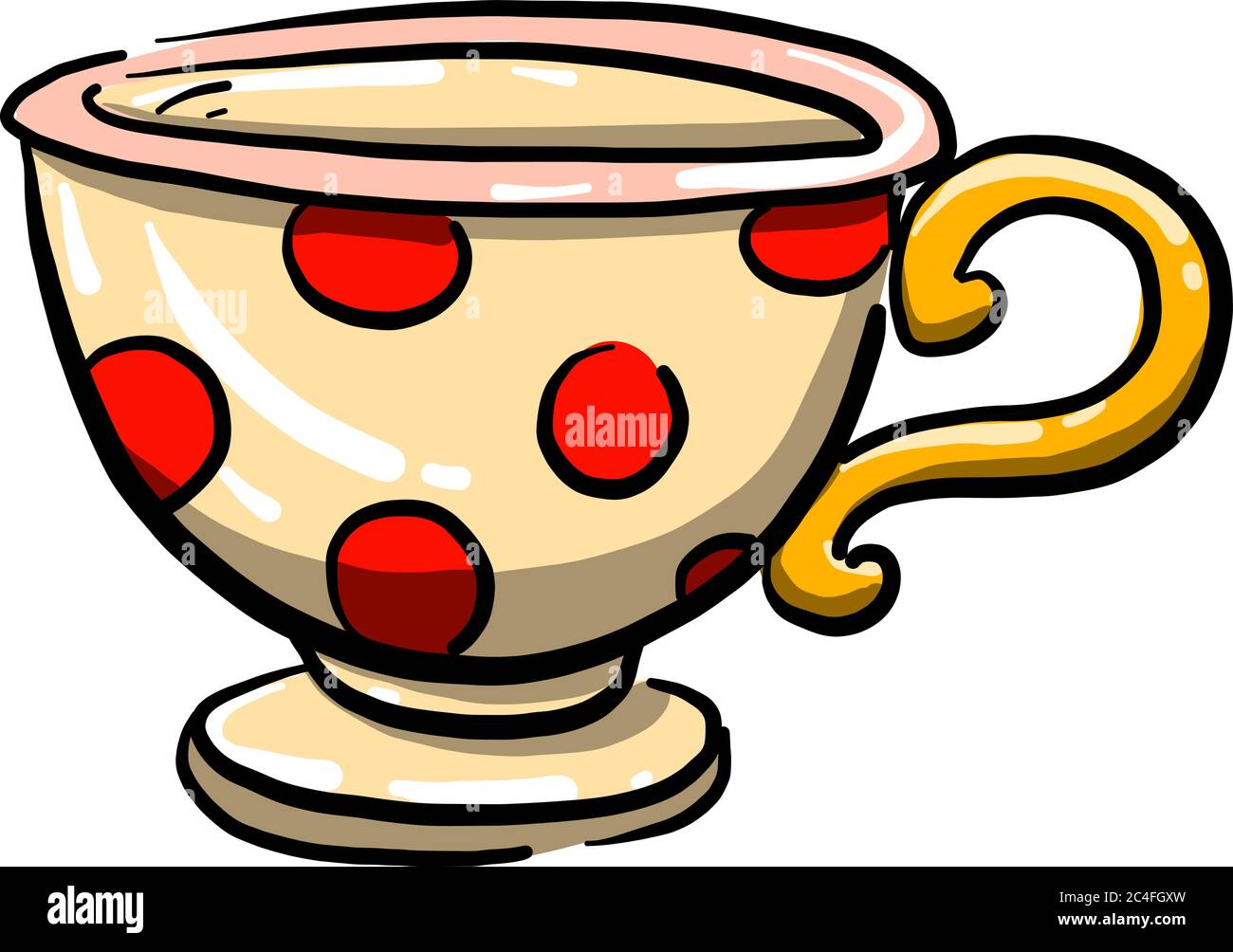 Beautiful cup Stock Vector Images - Alamy