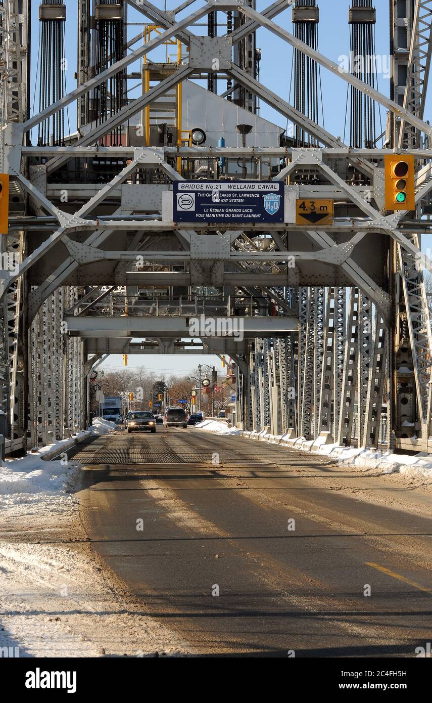 Clarence Street Bridge, Port Colborne Stock Photo - Alamy