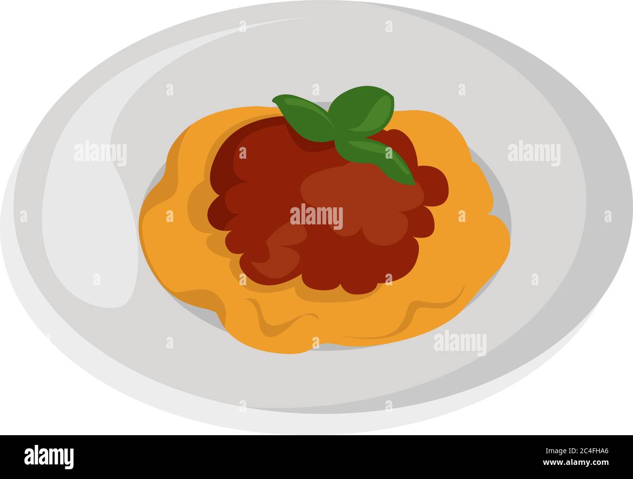 Italian bolognese pasta on Stock Vector Images - Alamy