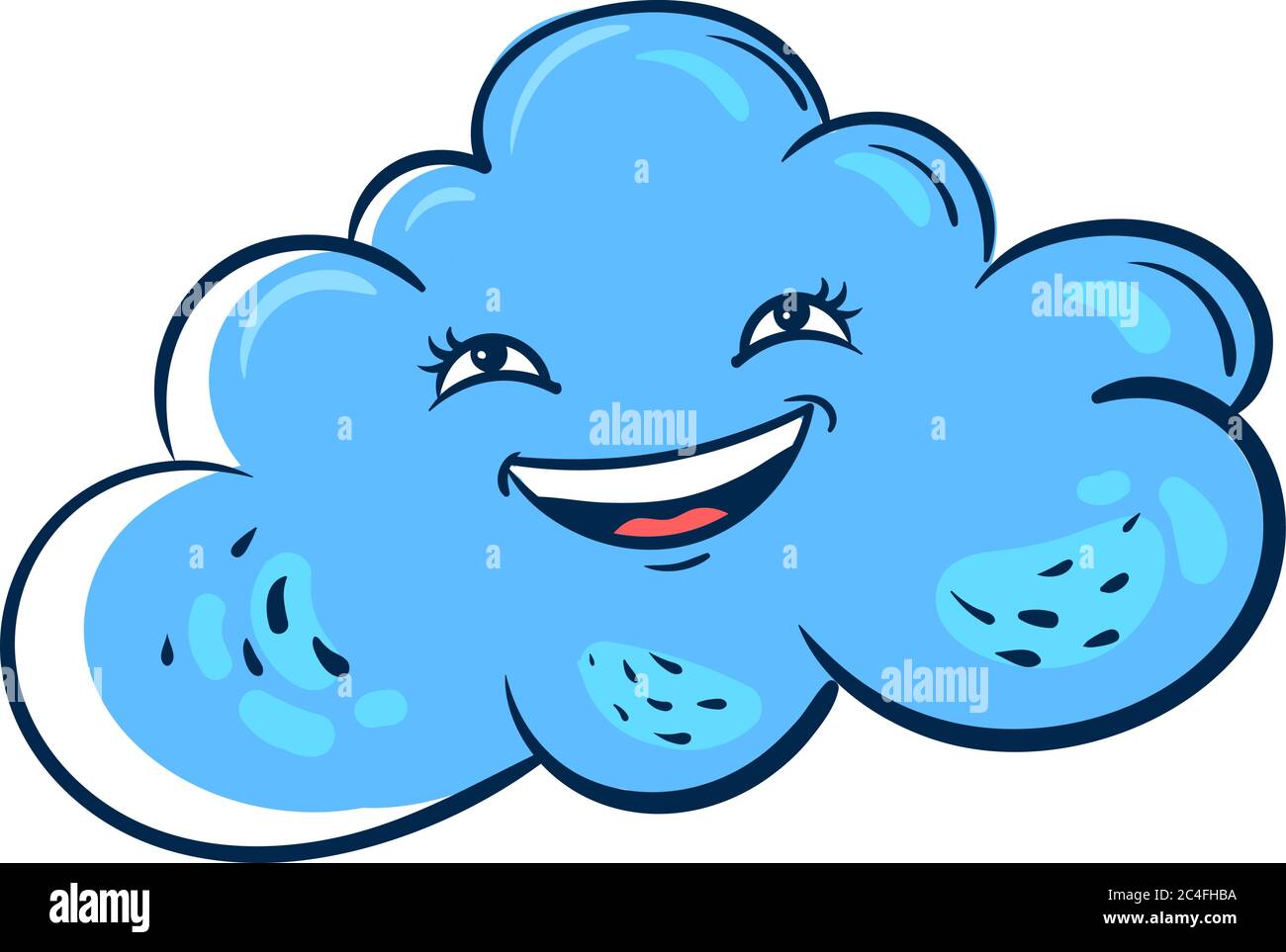 Blue Cloud Clip Art