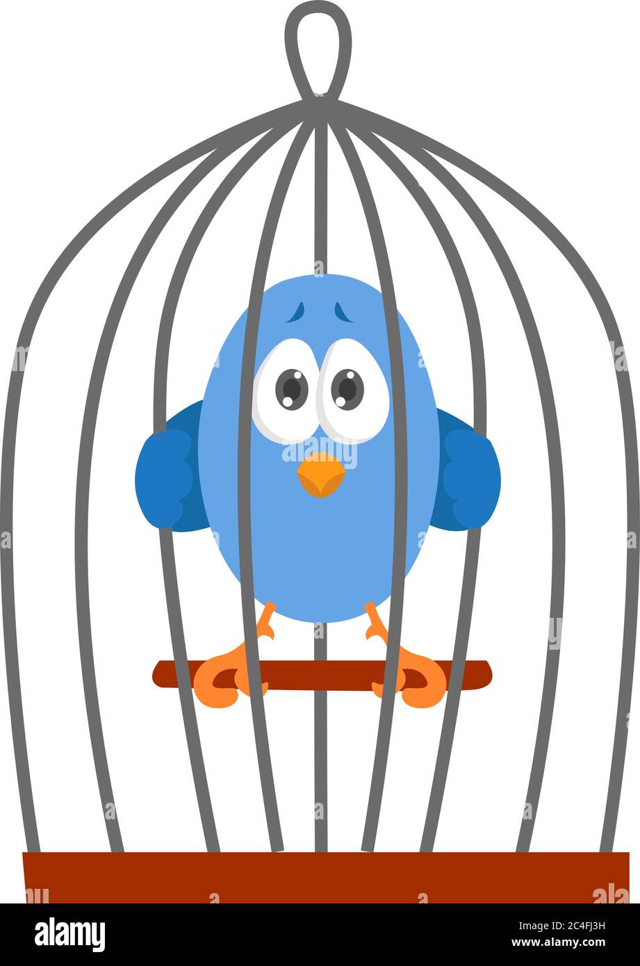 Vector bird house hanging Cut Out Stock Images & Pictures - Alamy