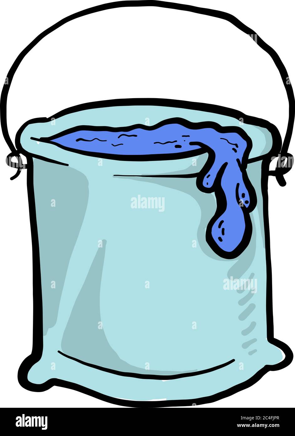 Blue splatter on white Stock Vector Images - Alamy