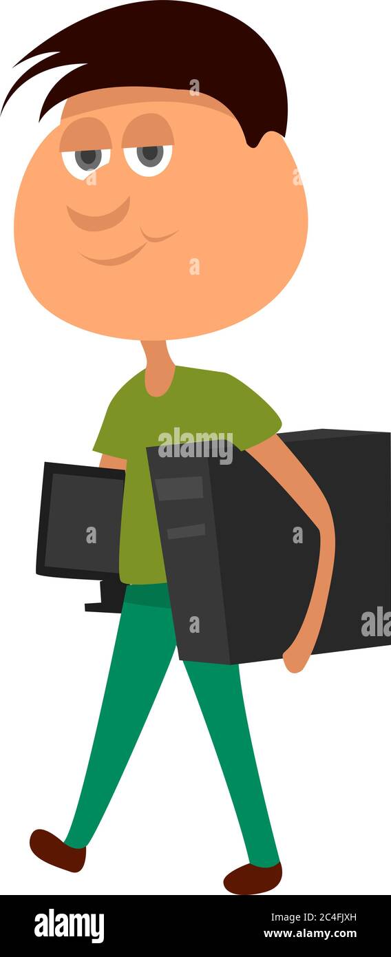Home coffee computer Stock Vector Images - Alamy