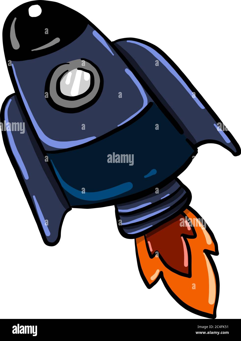 Cosmo machine, illustration, vector on white background Stock Vector ...