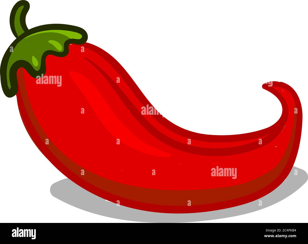 Chili pepper illustration hi-res stock photography and images - Alamy