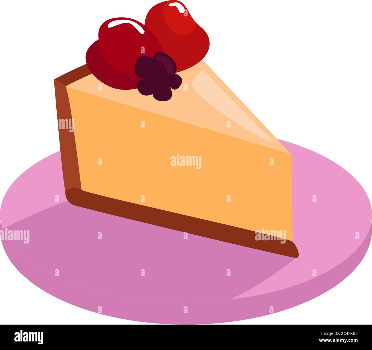 Plate tasty cream cheese Stock Vector Images - Alamy