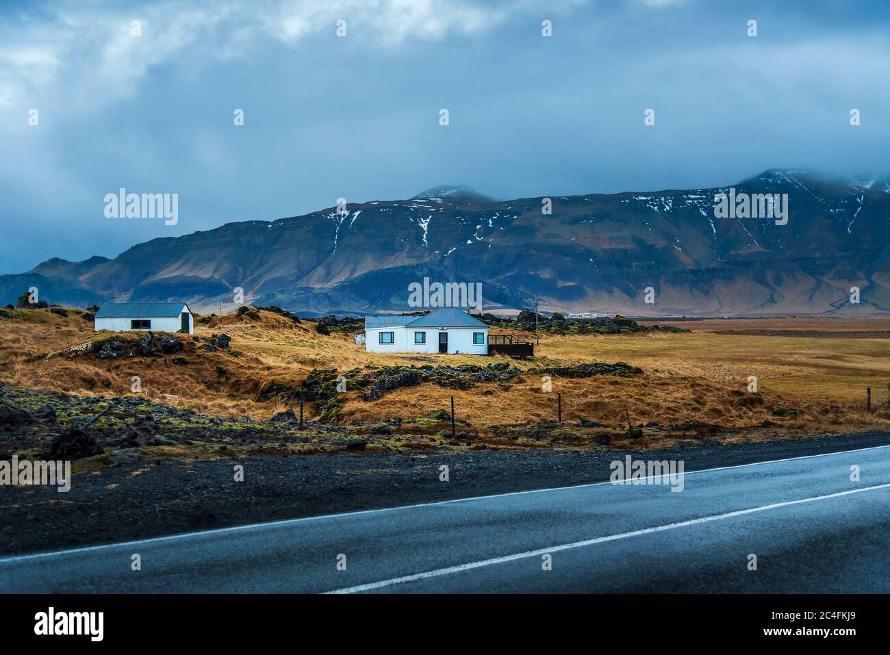 Iceland village people lanscape hi-res stock photography and images - Alamy