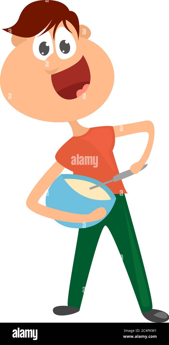 Flour man Stock Vector Images - Alamy