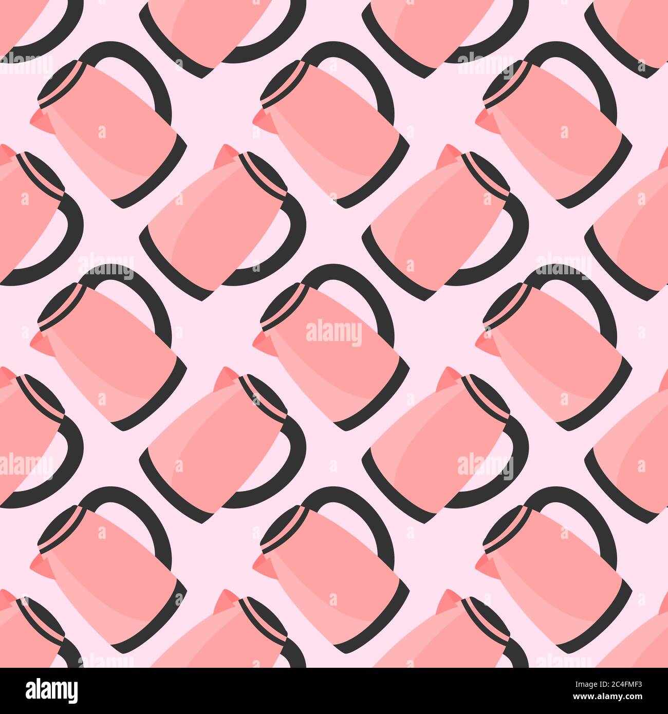 Pink teapot Stock Vector Images - Alamy