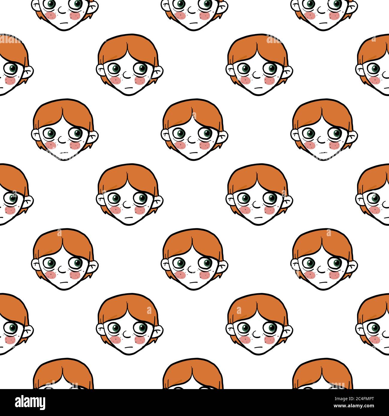 Boy head Stock Vector Images - Alamy