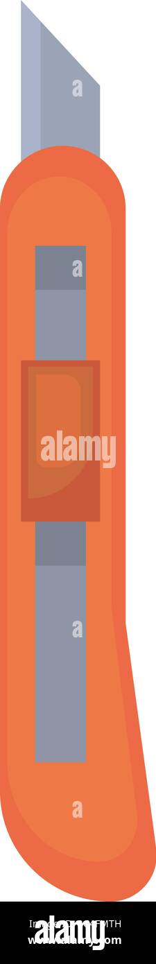 Orange cutter, illustration, vector on white background Stock Vector ...
