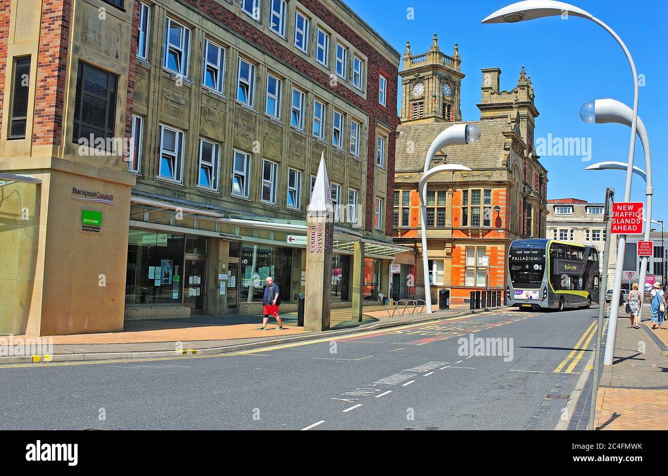 Blackpool council building hi-res stock photography and images - Alamy