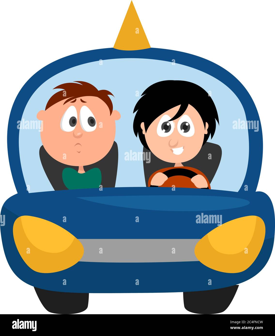 Driver exam professional driving Cut Out Stock Images & Pictures - Alamy