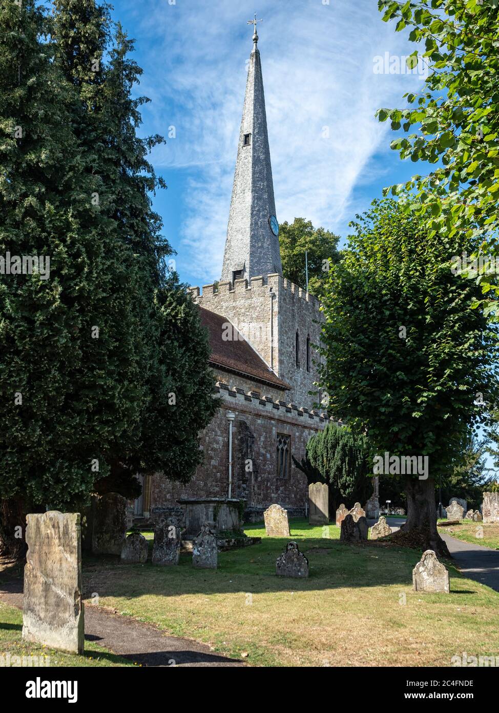 With st mary the virgin parish church hi-res stock photography and ...
