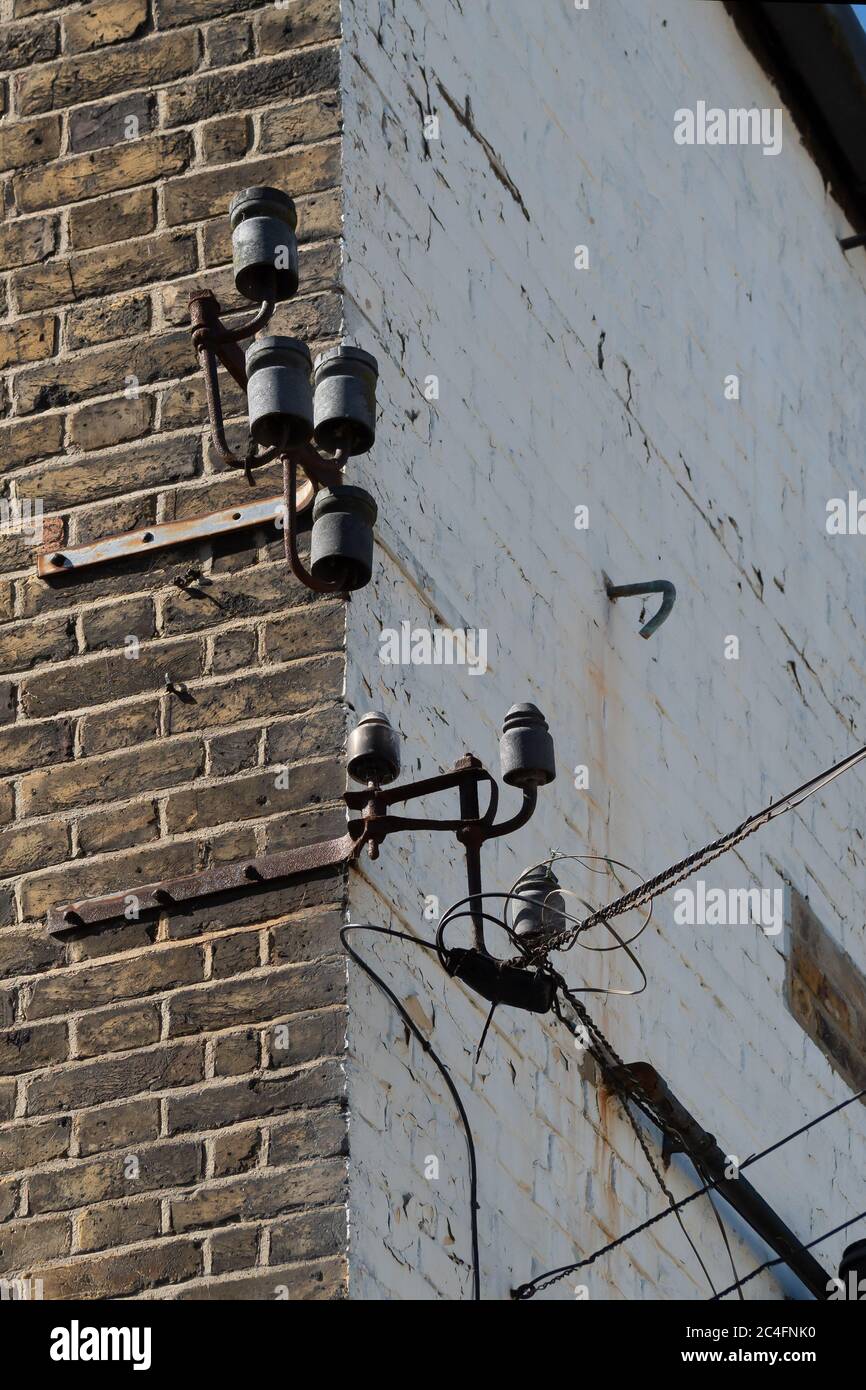 House connected to electricity lines hi-res stock photography and ...